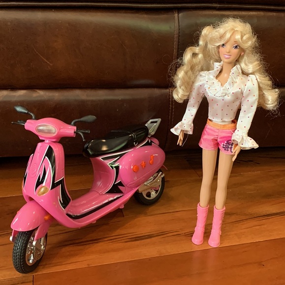 Toys | Motorcycle With Barbie Doll 1997 | Poshmark